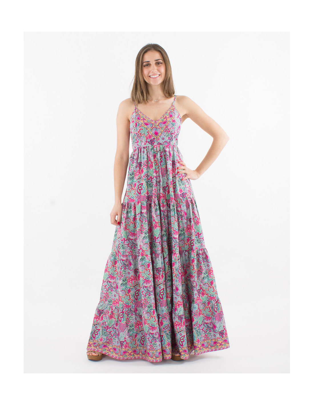 Robes longues ethniques originales et colorées