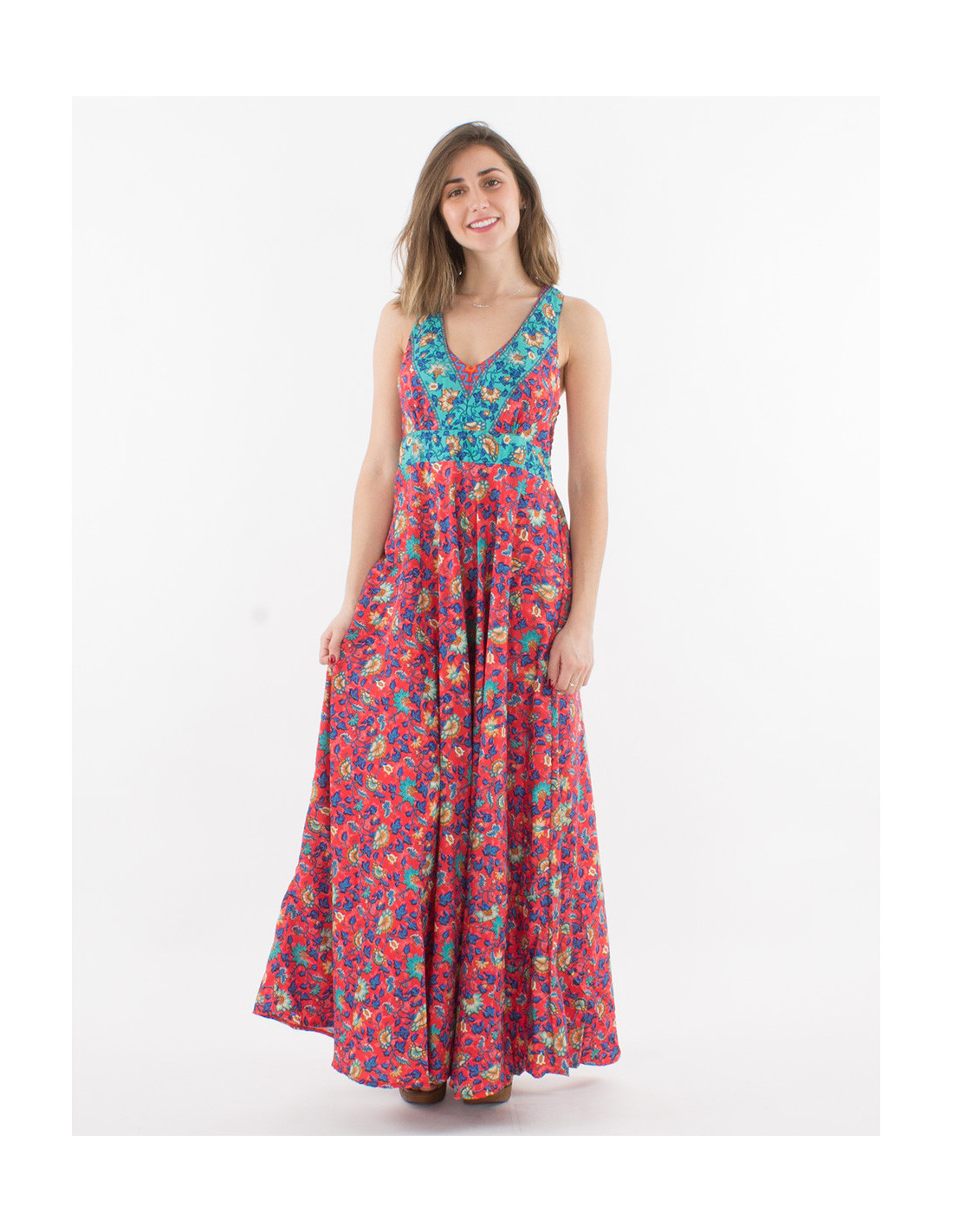 Robes longues ethniques originales et colorées