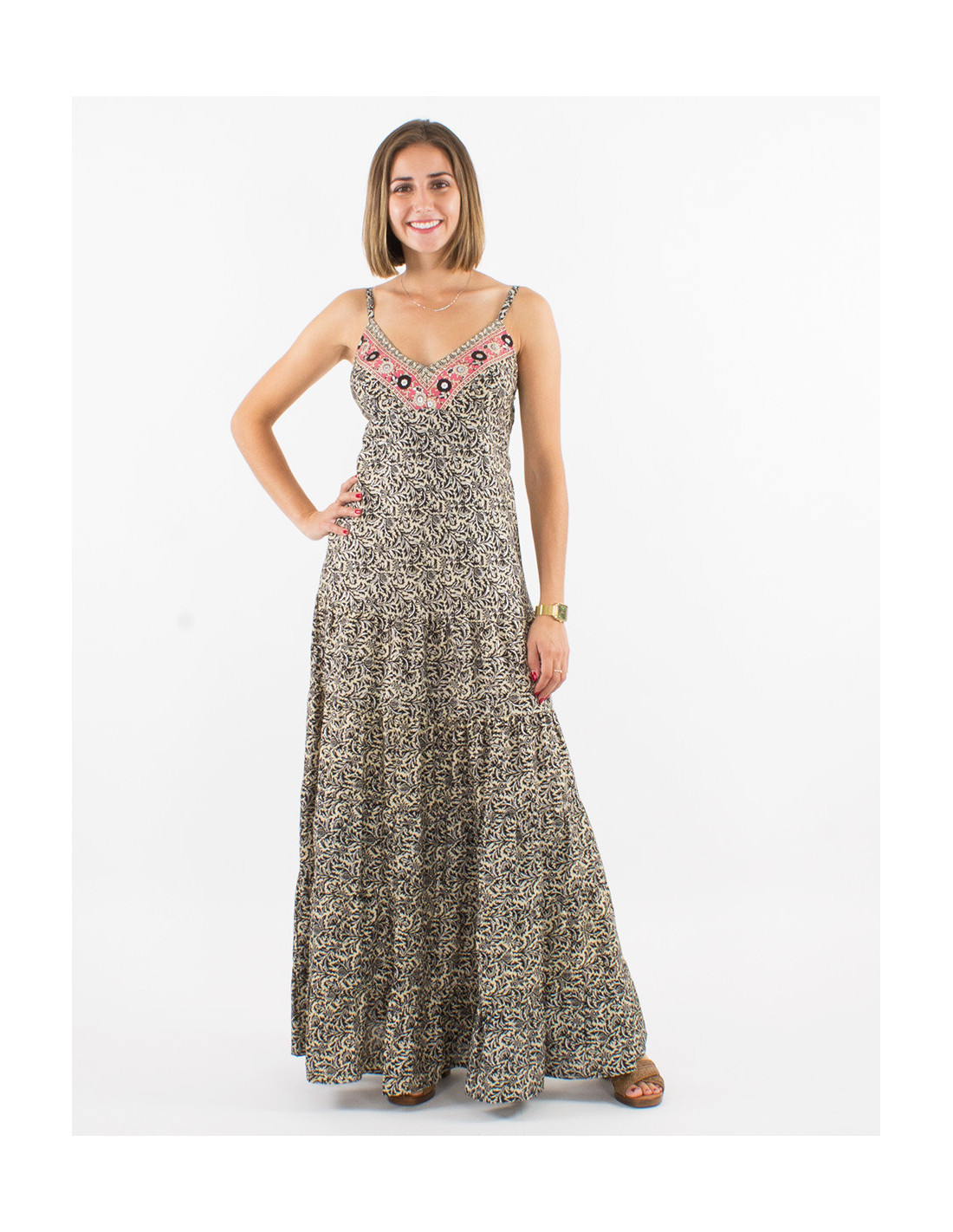 Robes longues ethniques originales et colorées